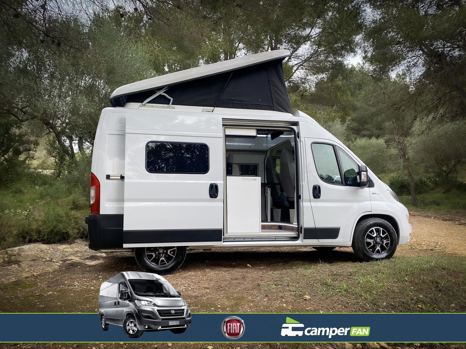 Camperización Ducato L2H2 Techo cama + bicis - Camperfan